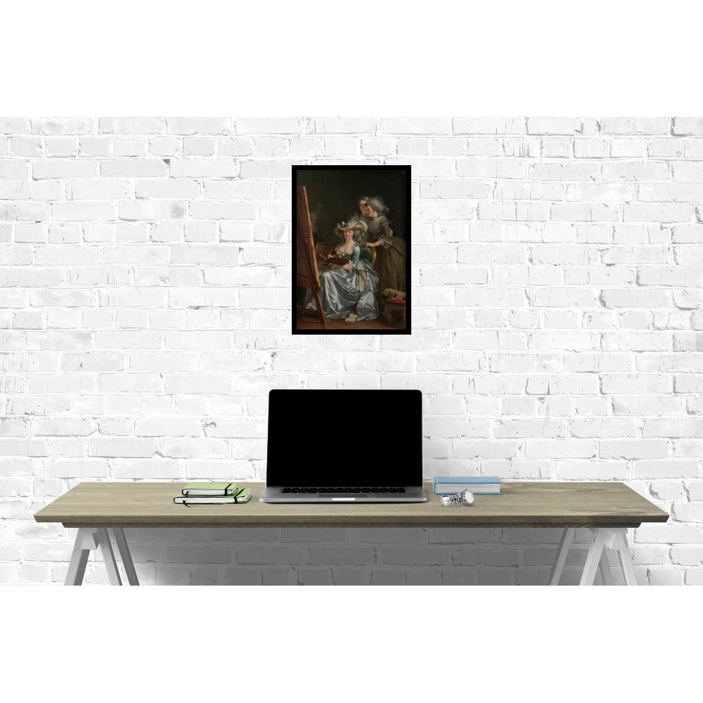 Poster perete, Zakito Posters, 29,7x42cm Autoportret cu doua eleve ...