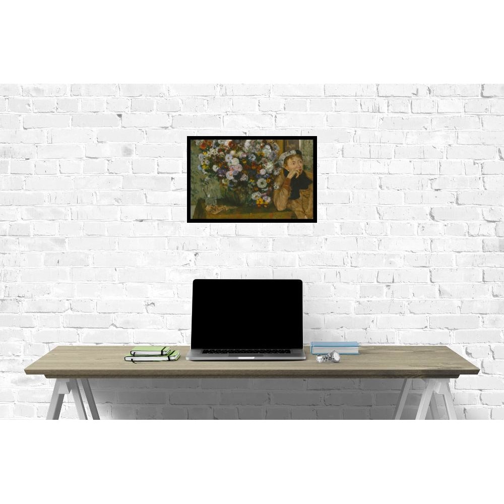 Poster perete, Zakito Posters, 45x30cm Femeie asezata langa o vaza cu ...