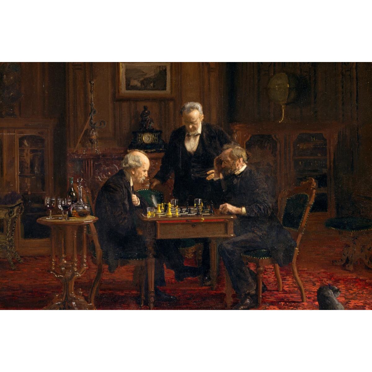 Poster perete, Zakito Posters, 30x20cm Jucatori de sah - eMAG.ro