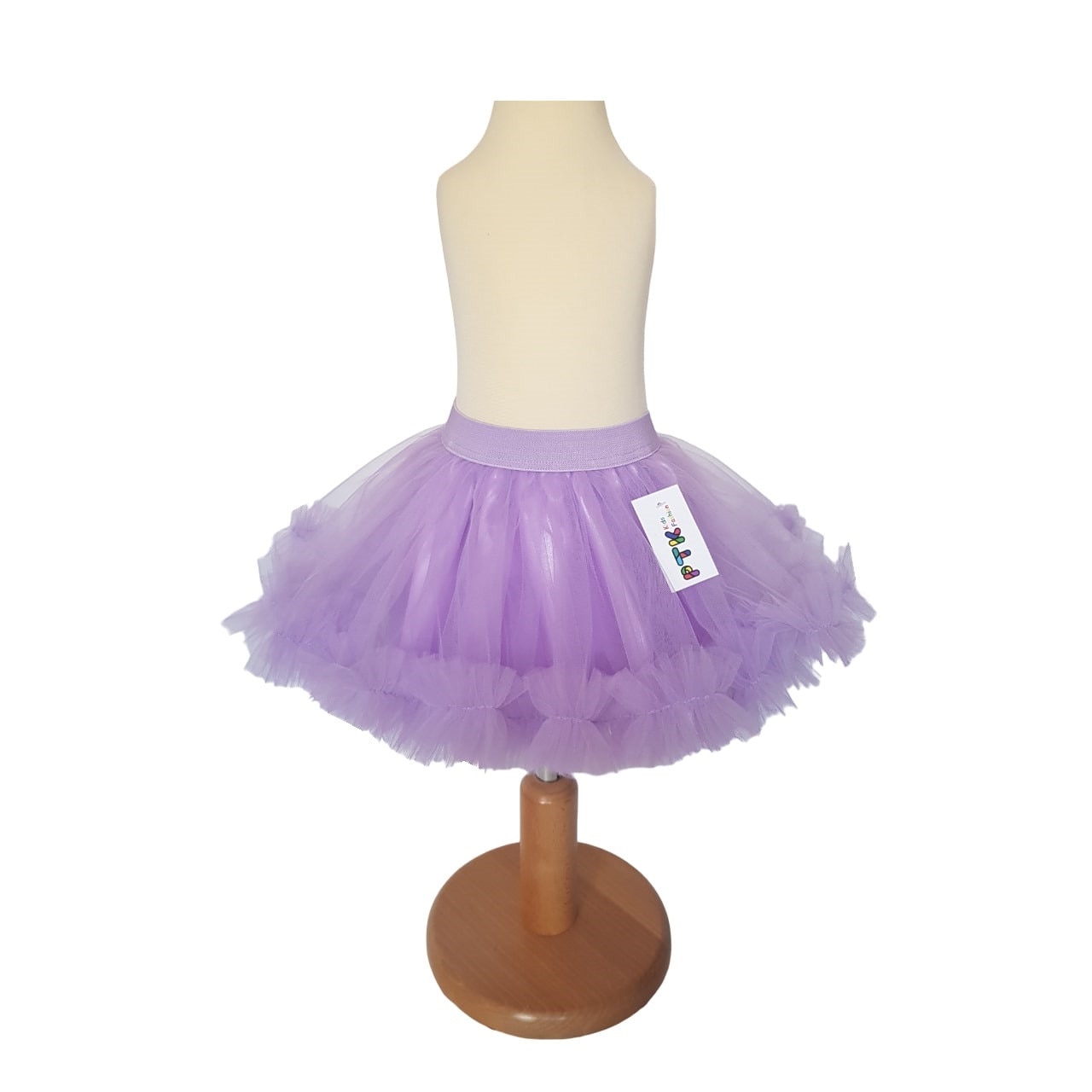 Fusta tutu tulle Mov cu cret PTK - eMAG.ro