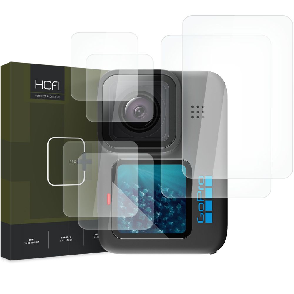Set 6 folii protectie lentila si display HOFI Glass Pro pentru camera ...