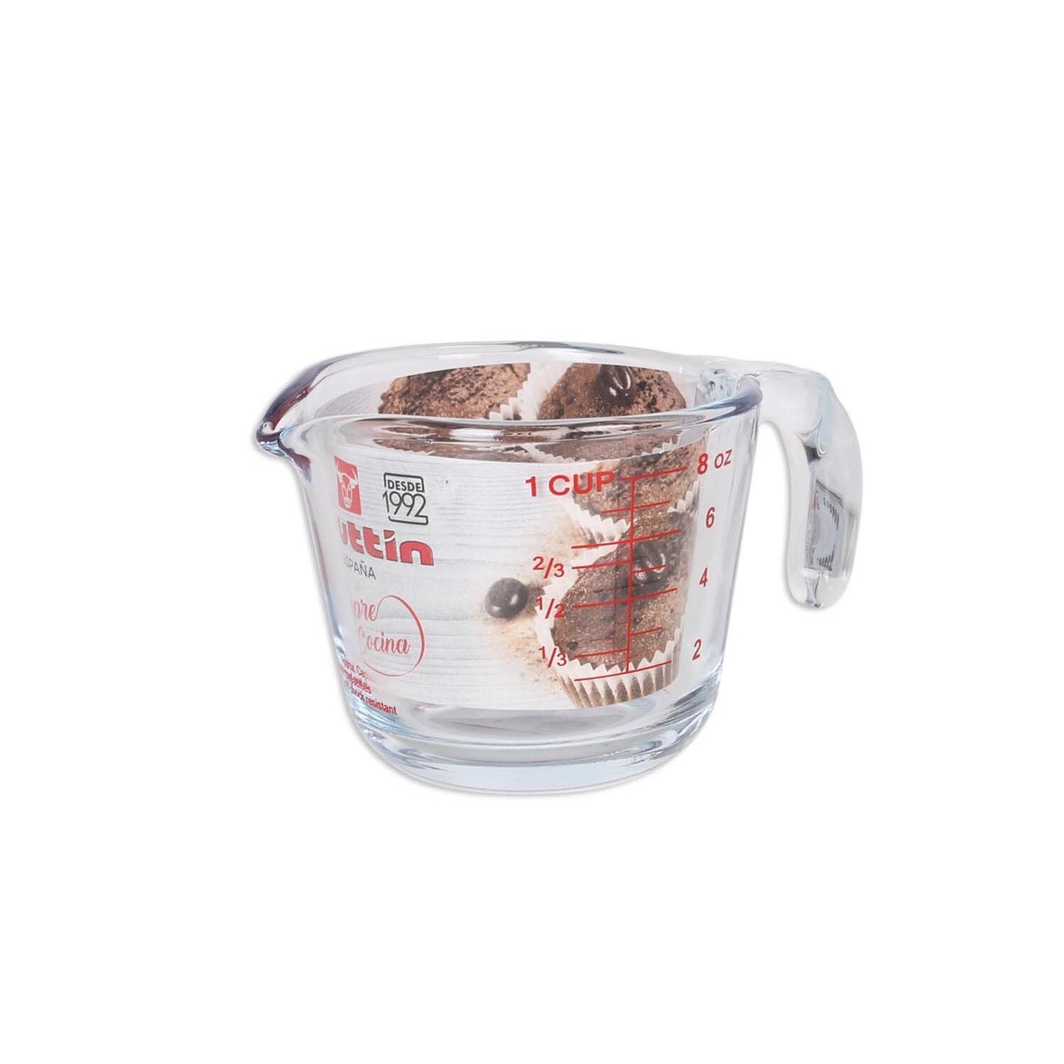 Cana gradata, sticla, 250ml - Quttin - eMAG.ro