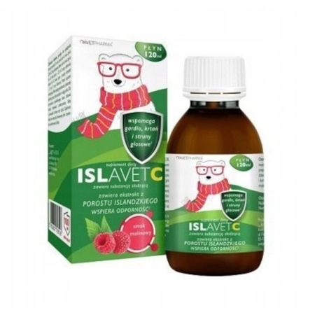 Suplimente alimentare pentru copii, AVET PHARMA ISLAVET C, zmeura ...