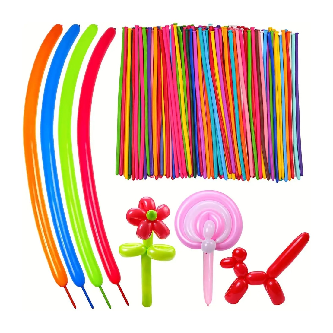 Set 50 baloane colorate pentru modelaj, latex, Ropet - eMAG.ro