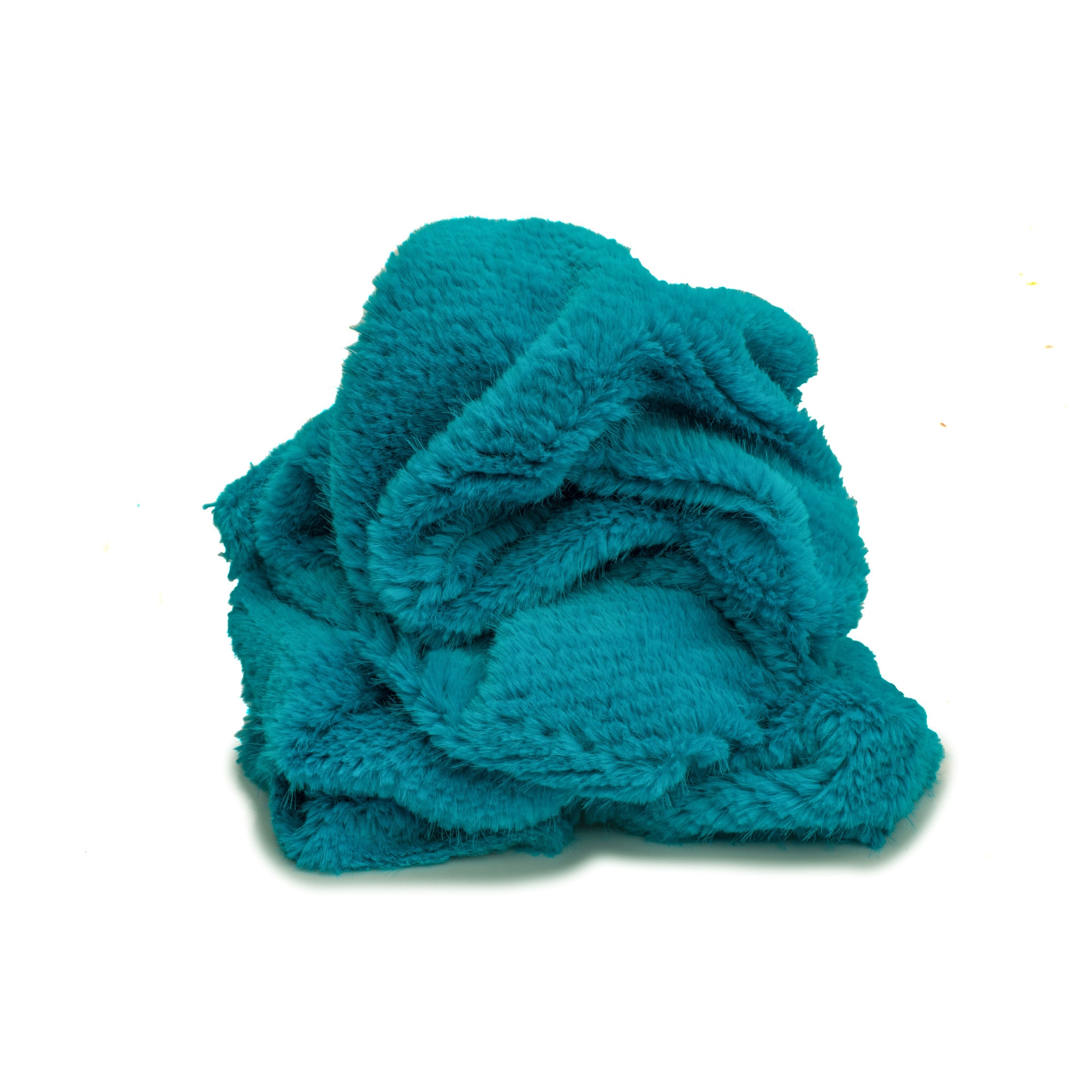 Tricotaje blana artificiala, tip Pearl, culoare Turcoaz, dimensiune 50 ...