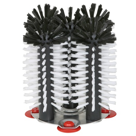 Set Perie de vase Delfin, 5 x 18 cm cu placa de baza metalica - eMAG.ro