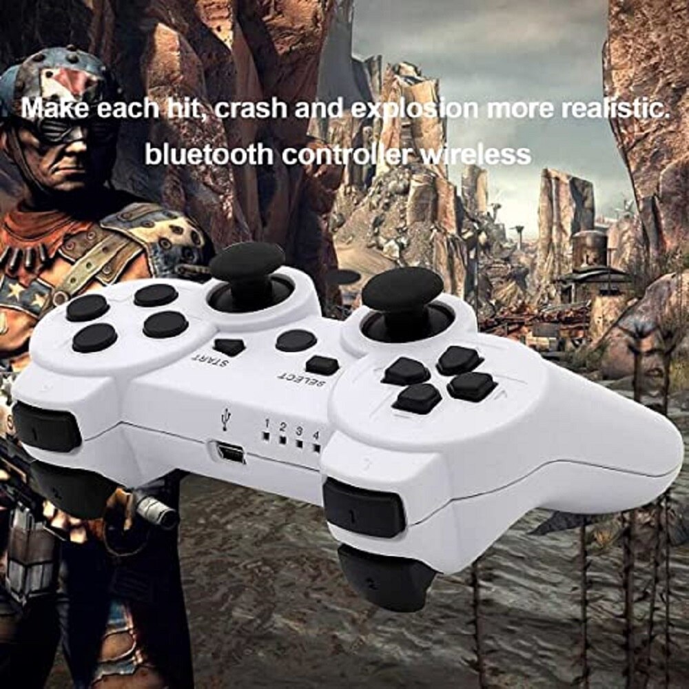 Controller wireless compatibil cu PlayStation 3, cu vibratii intense ...