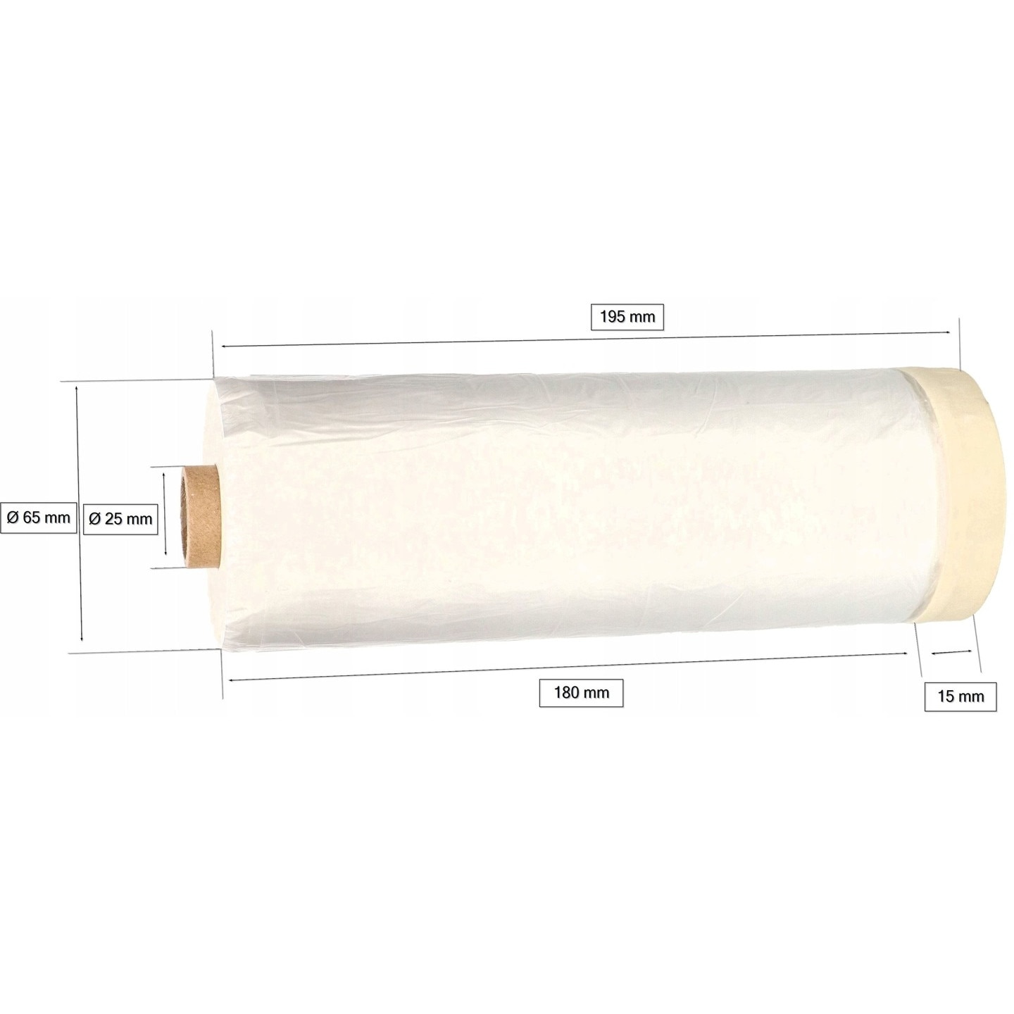 Set 4 folii de protectie, Kotarbau, Polietilena, 195mmx33 m, Alb - eMAG.ro