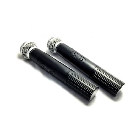 Set 2 Microfoane WG-X58 X51 Wireless WVNGR negru cu receiver - eMAG.ro