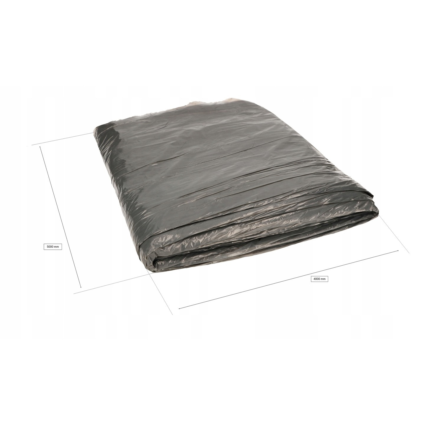 Set 50 folii protectie, Kotarbau, Poliamida, 4x5 m, Negru - eMAG.ro
