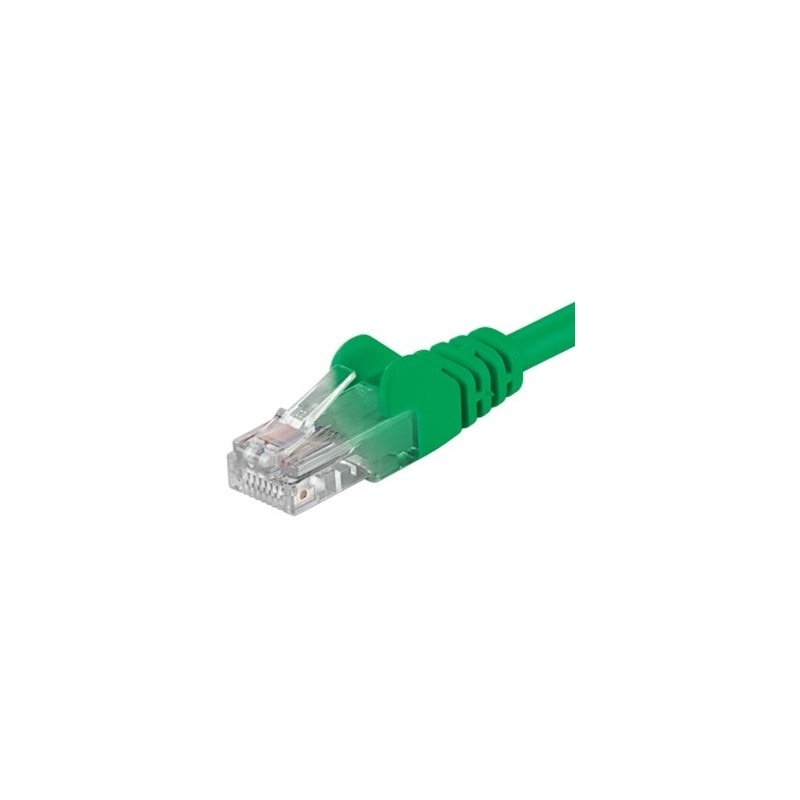 Cablu Patchcord UTP RJ45-RJ45 Categoria 6, 1m, verde, cupru integral ...
