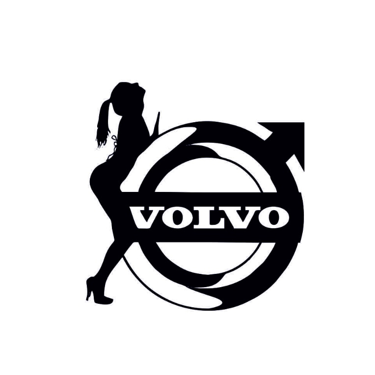 Sticker Women Volvo 20x10 cm, Creative Rey® - eMAG.ro