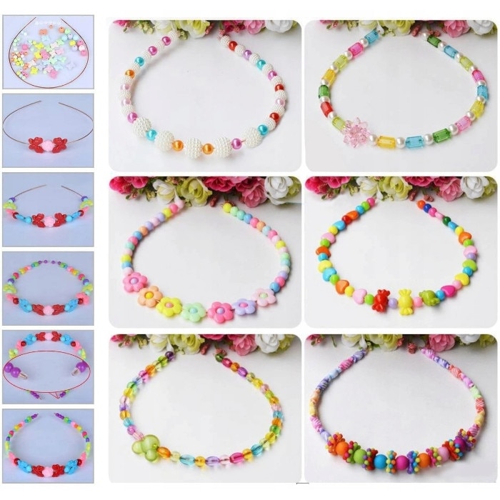 Set de facut bijuterii, bratari cu margele si alte accesorii pentru ...