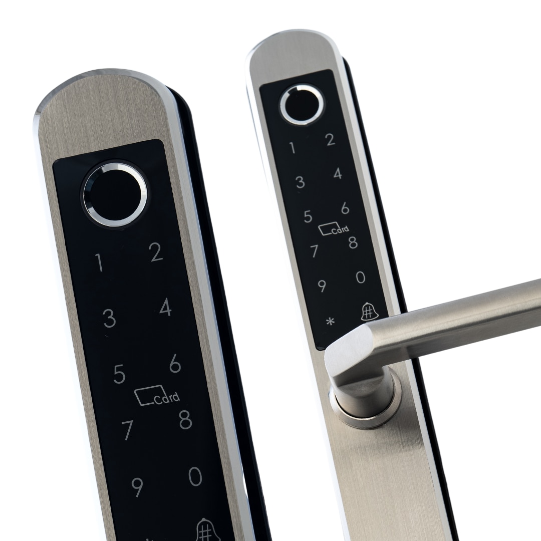 Yala Smart - Pentru Usi Termopan, WiFi, Cu amprenta, Alimentare 6V, Gri ...