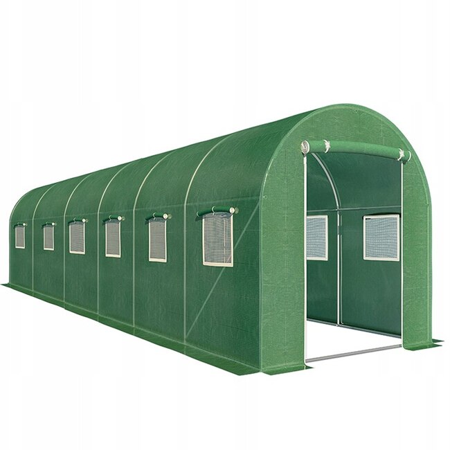 Solar pentru Gradina Carruzzo cu 12 Ferestre Laterale, Folie cu 3 ...