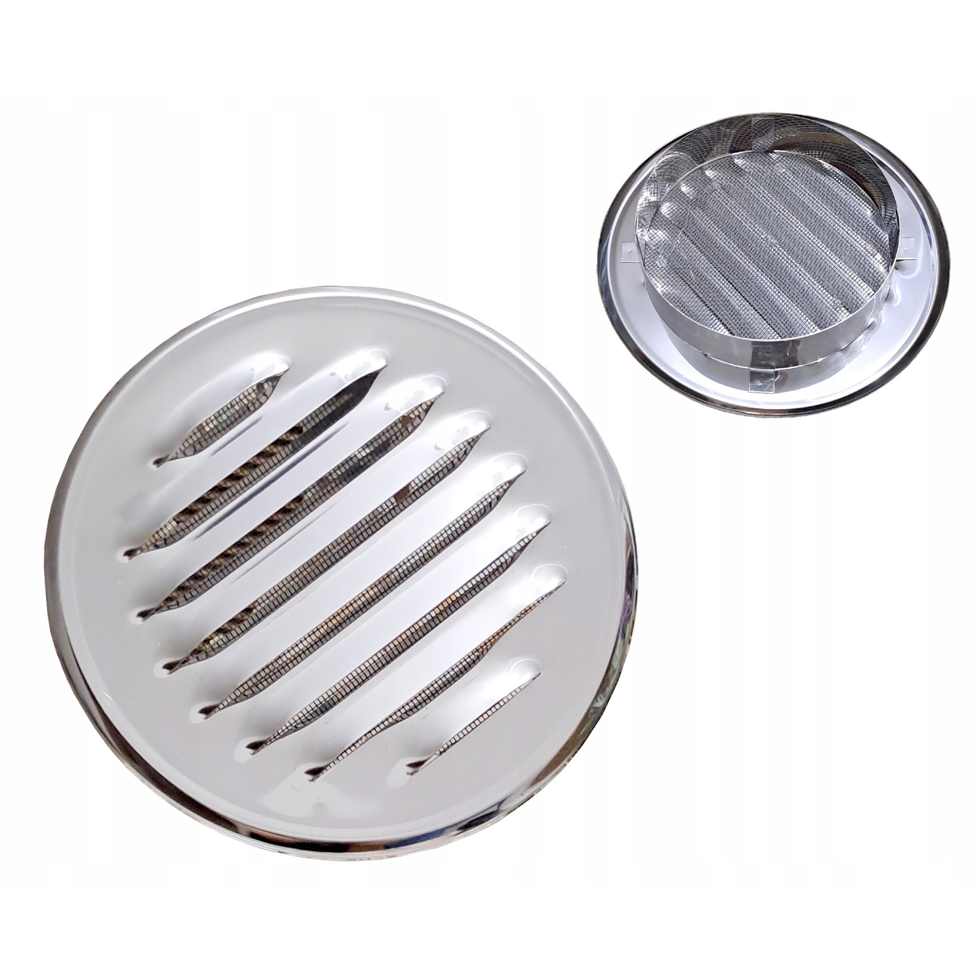 Grila de ventilatie, Inox, airRoxy, 100mm, Alb - eMAG.ro