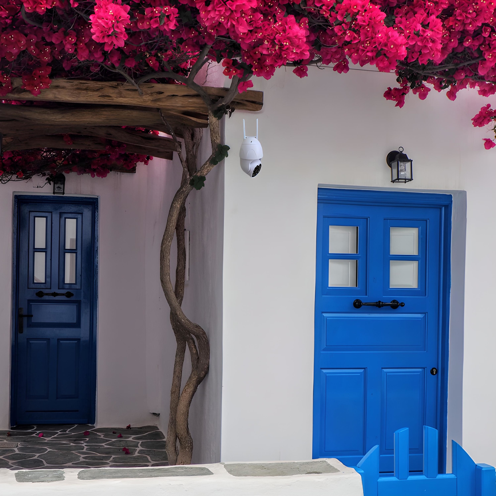 Camera de supraveghere IP WIFI, 2 MP, rotativa in exterior/interior ...