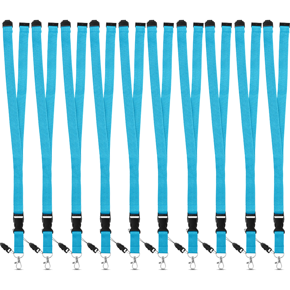 Set 10 Bucati Snur Ecuson, Material Textil, 50 cm, Turcoaz, Dalimag ...