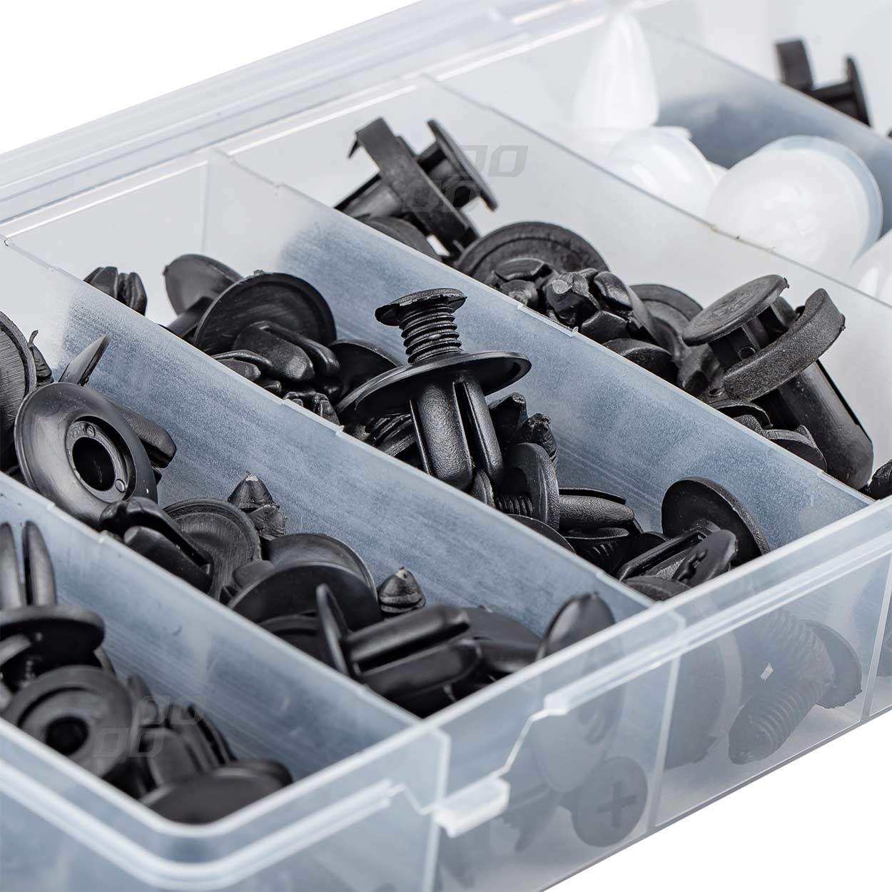 Set clipsuri auto diverse modele, realizate din plastic, 100 bucati ...