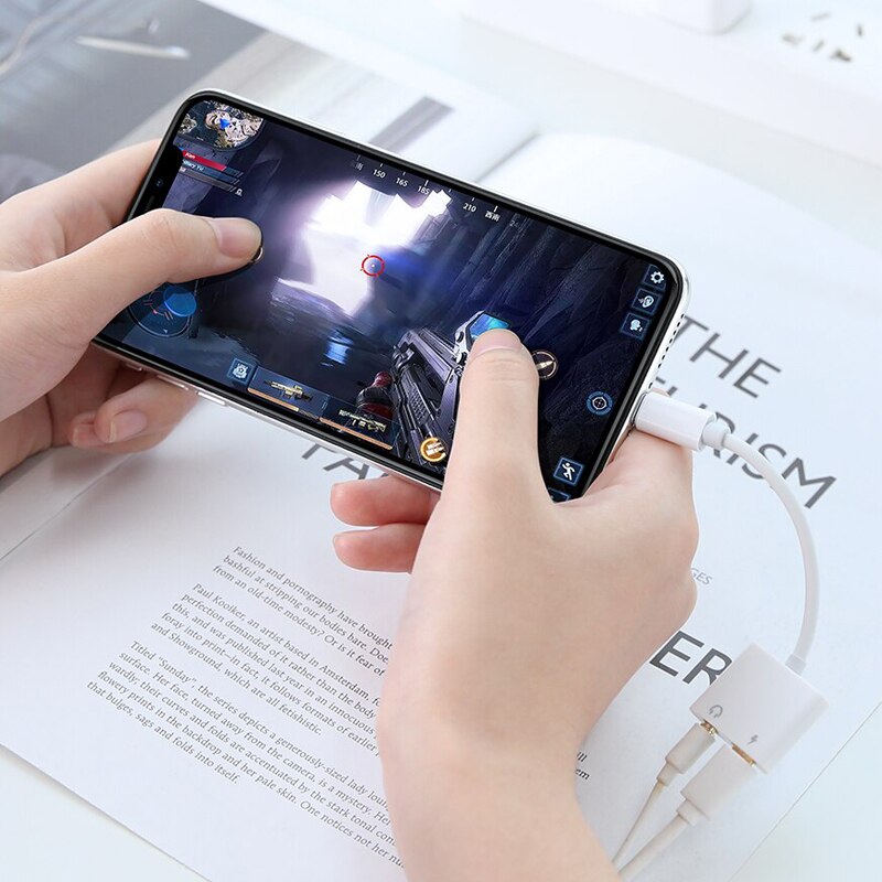 Adaptor Lightning Apple pentru iPhone 7, 8, X, XS, XR, 11, Plus, Pro ...