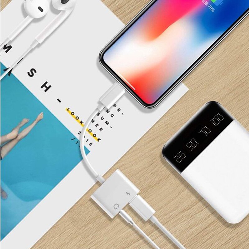 Adaptor Lightning Apple pentru iPhone 7, 8, X, XS, XR, 11, Plus, Pro ...