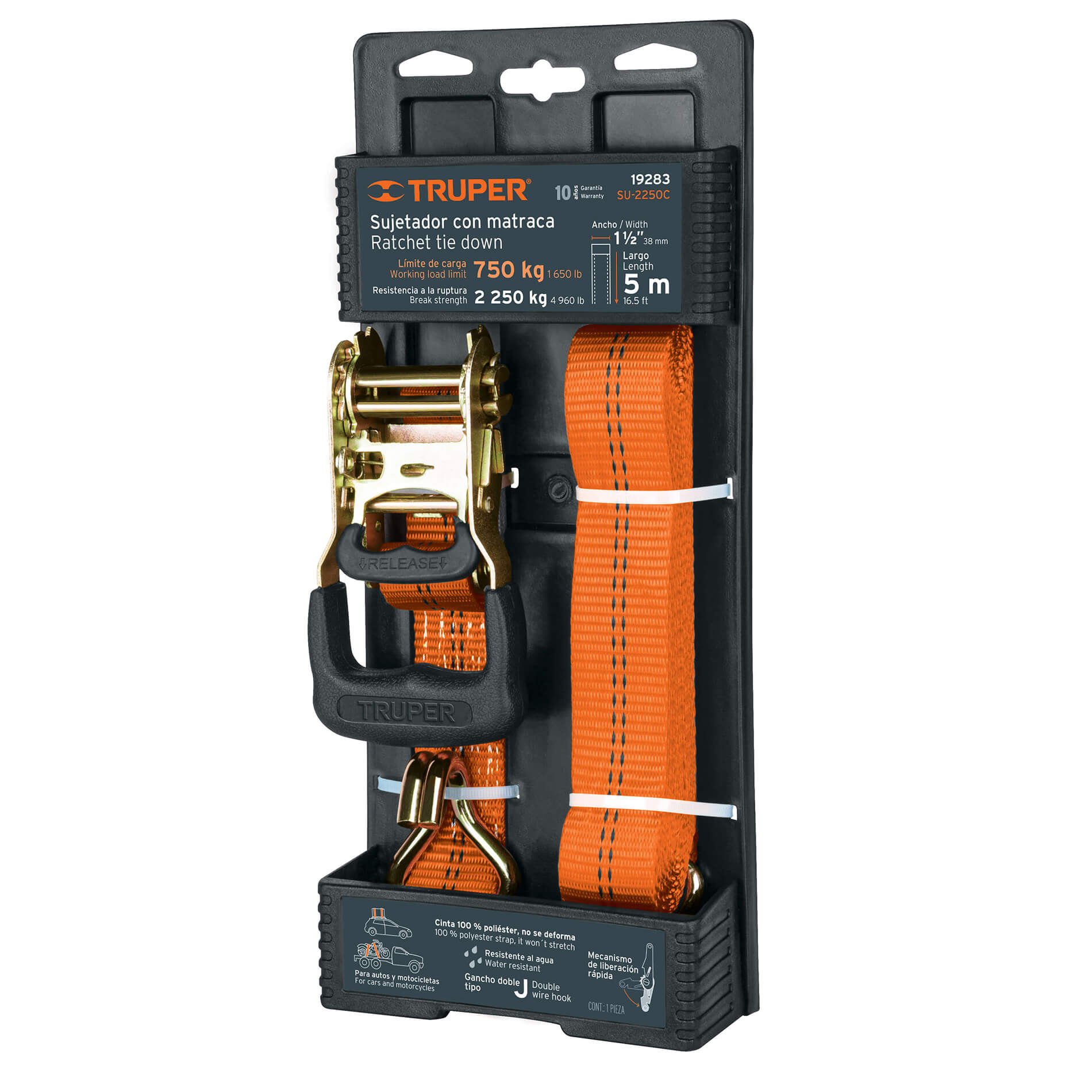 Chinga 5 m pentru camion, 2250 kg - Truper - eMAG.ro