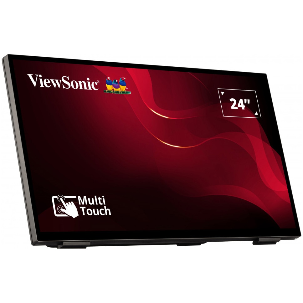 Monitor Touchscreen LED VA ViewSonic 24", Full HD, VGA, HDMI, Display ...