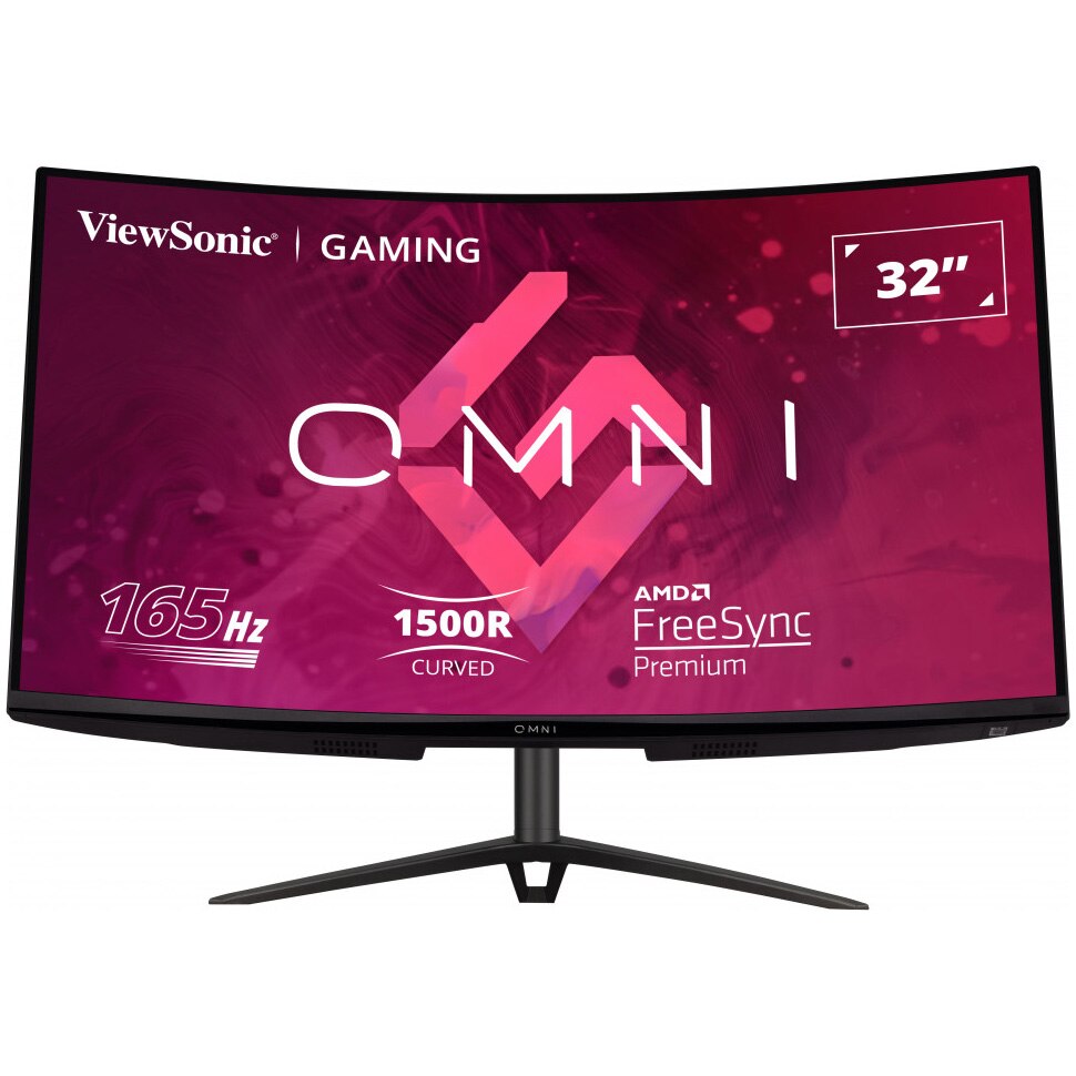 Монитор Gaming ViewSonic 32", VA, Full HD, 165Hz, HDMI, Display Port ...
