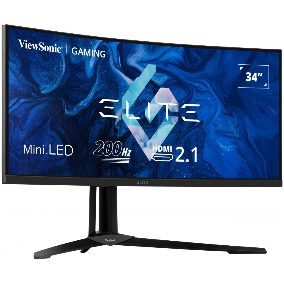 Monitor gaming LED VA ViewSonic 34", Ultra WQHD, 200Hz, HDMI, Display ...
