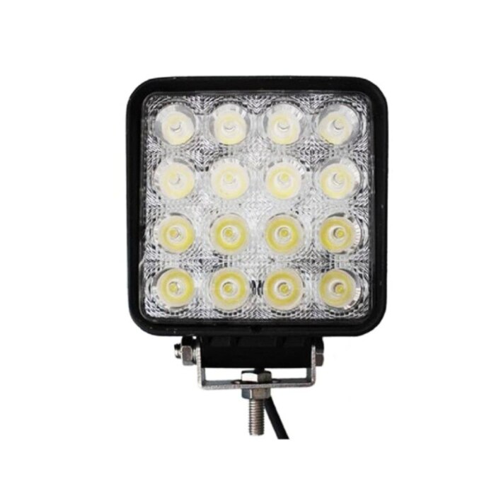 Proiector Auto patrat 16LED 6mm gros Offroad 48W - eMAG.ro