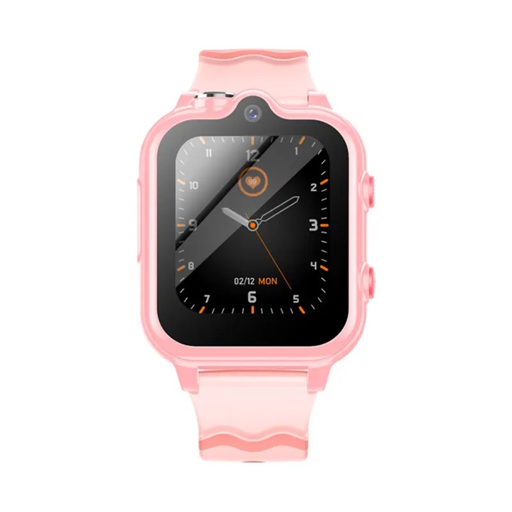 Ceas smartwatch copii GPS 4G, Merkie® D35, cu localizare GPS, WIFI ...