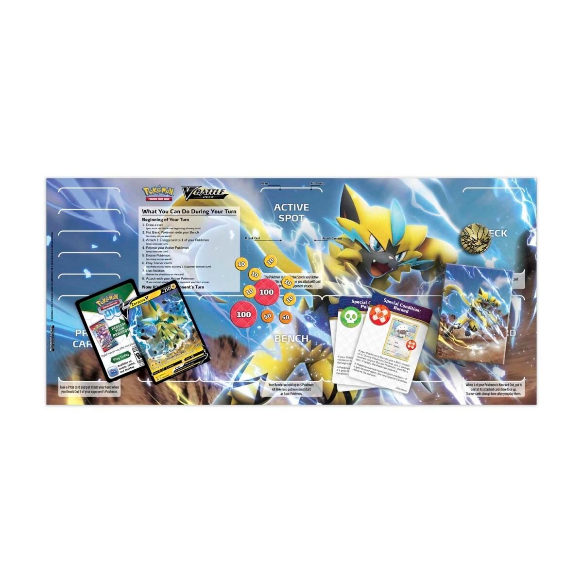 Set cartonase Pokémon TCG: Deoxys/Zeraora V Battle Deck - eMAG.ro