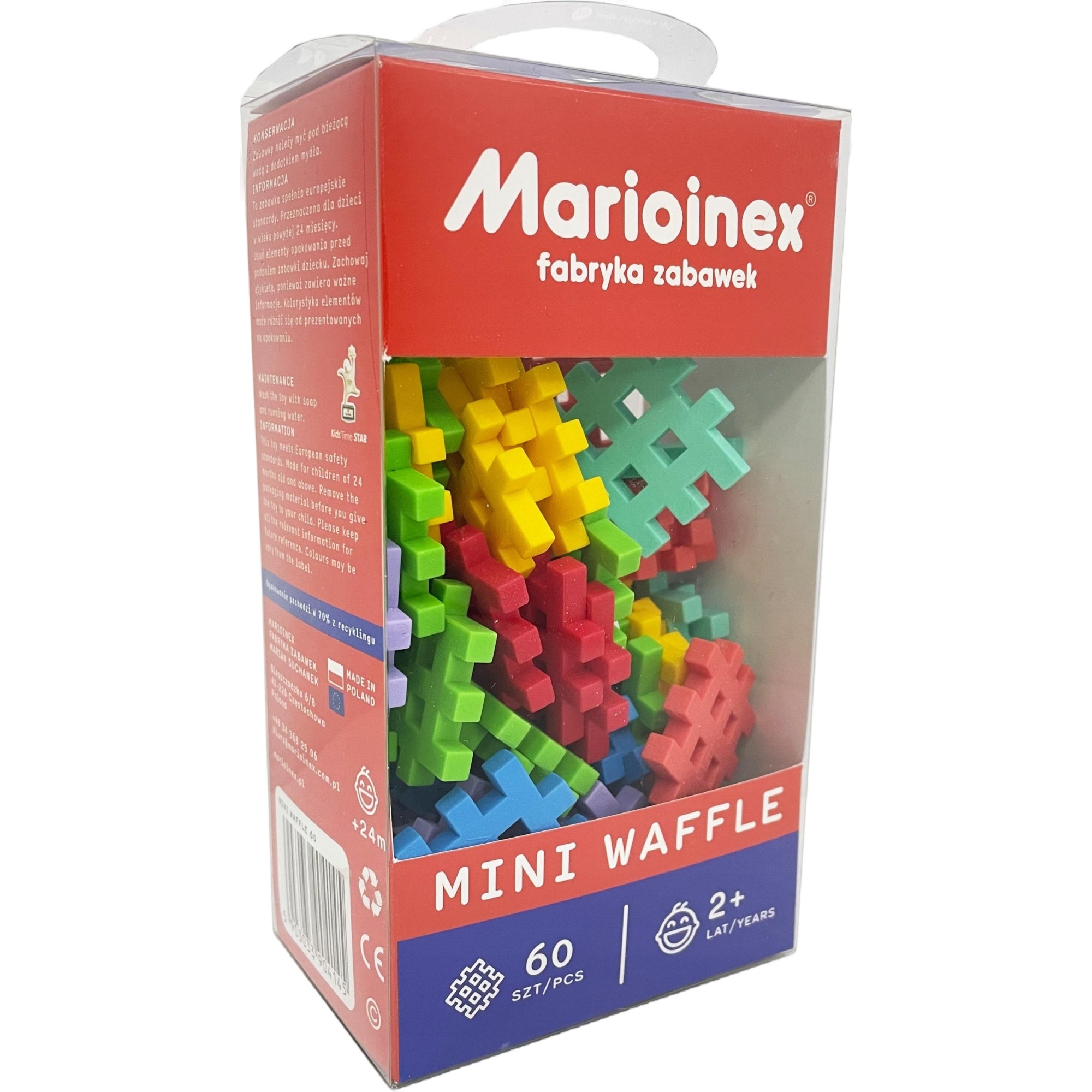 Set de constructie, Marioinex, 60 piese, Multicolor, 2 ani+ - eMAG.ro