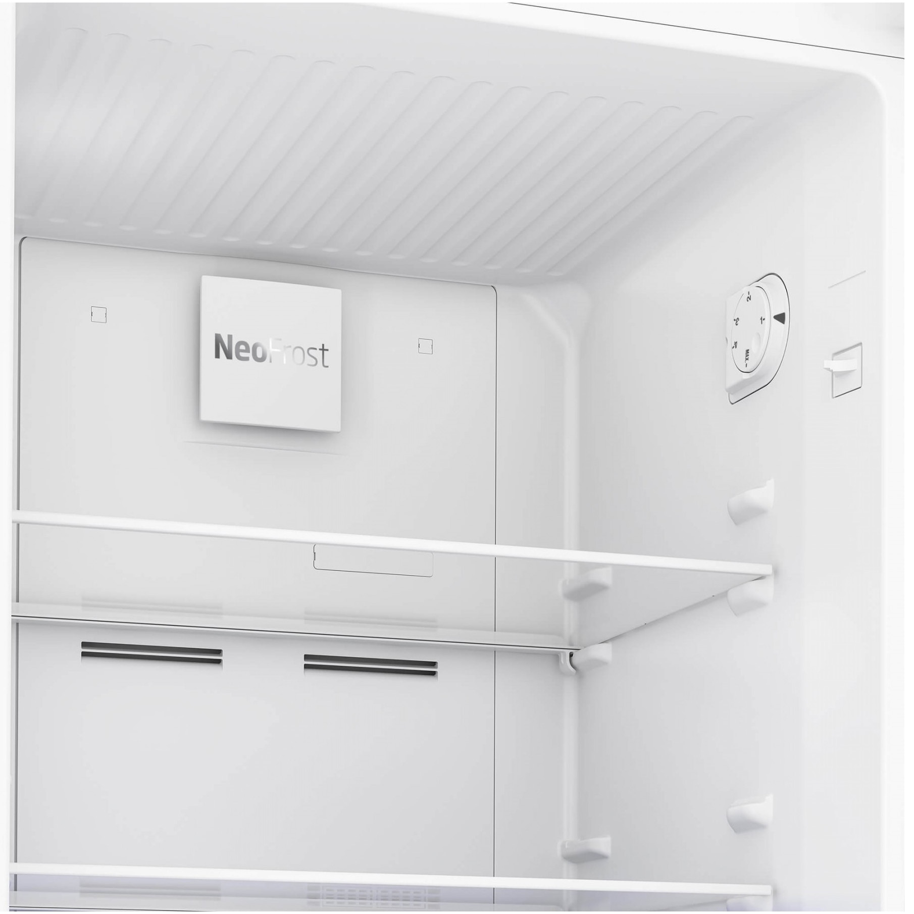 Frigider cu doua usi Beko RDNE350K30WN, 313 l, NeoFrost Dual Cooling ...