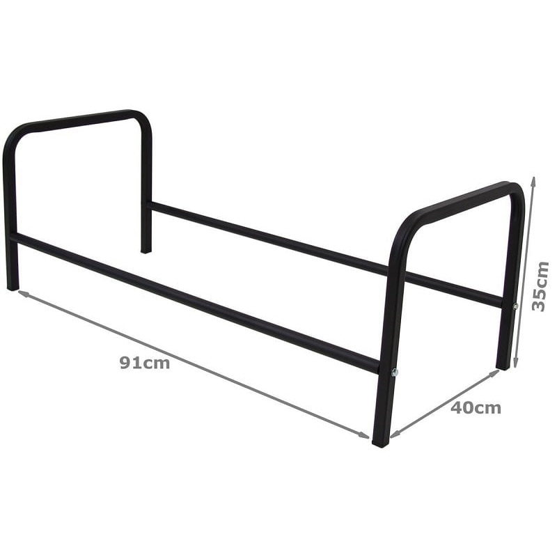 Suport pentru anvelope, Metal, Negru - eMAG.ro