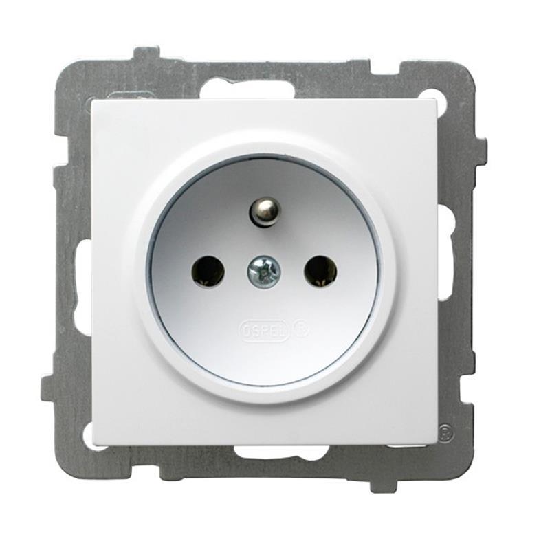 Priza electrica, Ospel, ABS, Alb - eMAG.ro