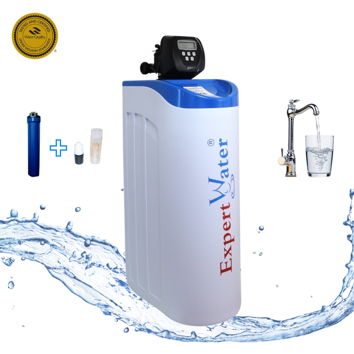 Dedurizator de apa automat, EWS-25, 4-7persoane, reduce duritatea apei ...