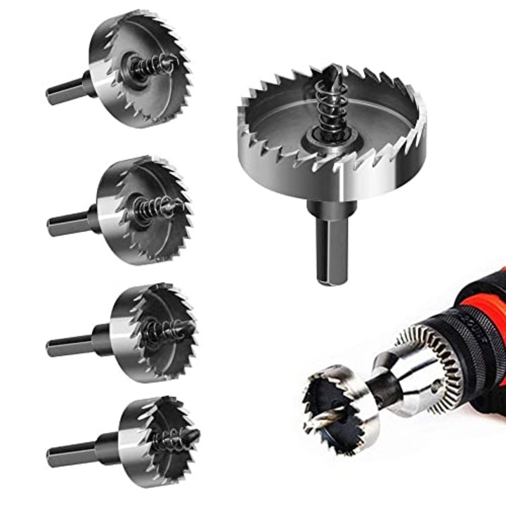 Freza cu burghiu de centrare, pentru gaurire metal, HSS, ⌀ 50 mm - eMAG.ro