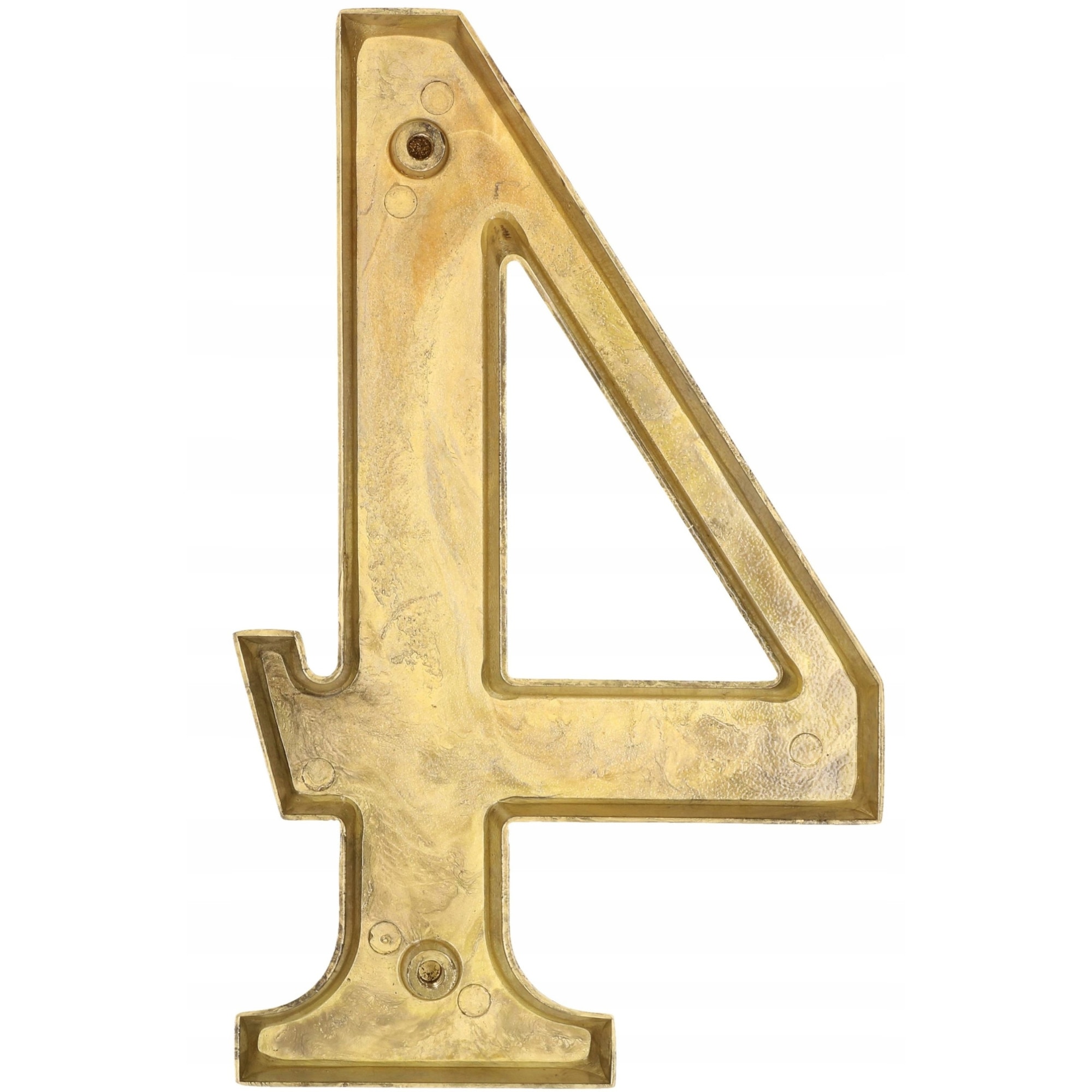 Numar pentru usa, Kotarbau, Alama, 20 cm, Auriu - eMAG.ro