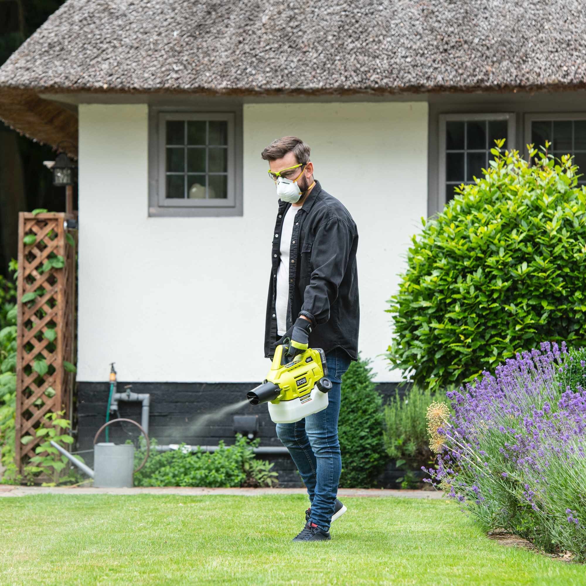 Nebulizator Ryobi, distanta maxima de actiune pe orizontala 4.5m ...