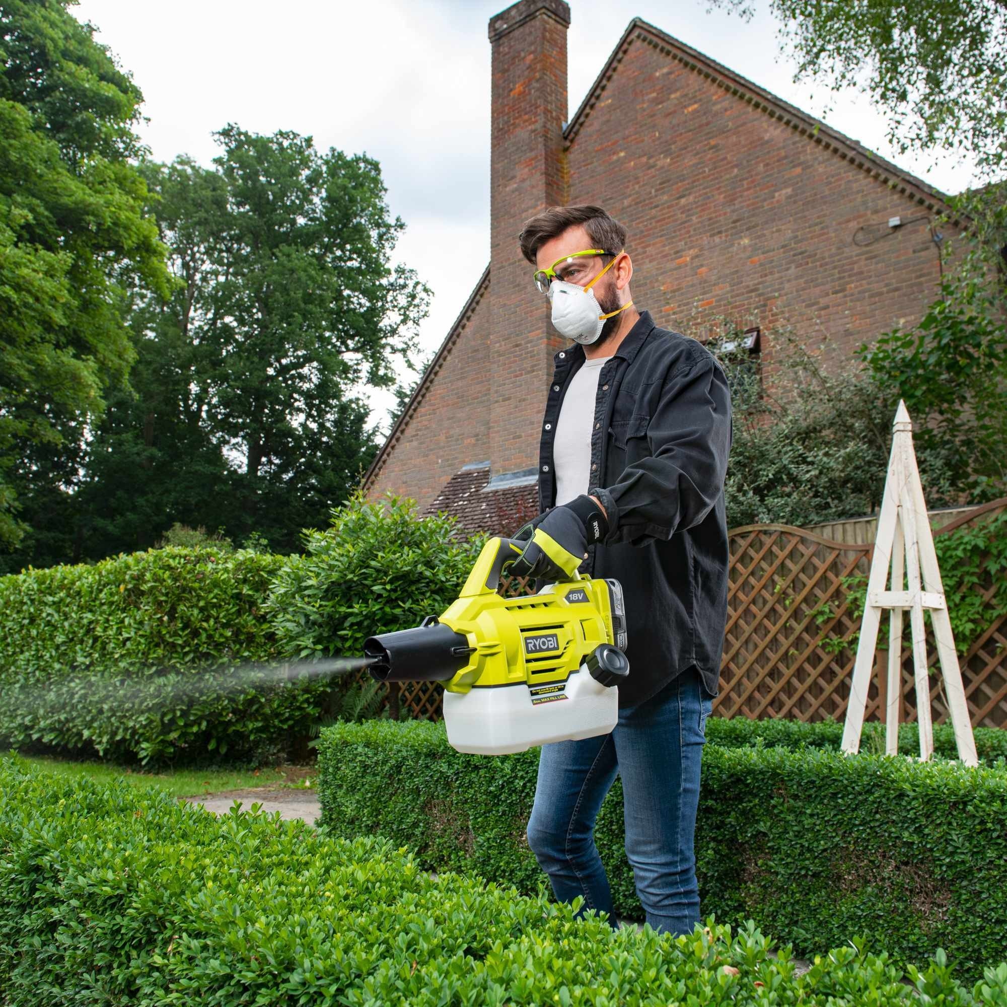 Nebulizator Ryobi, distanta maxima de actiune pe orizontala 4.5m ...