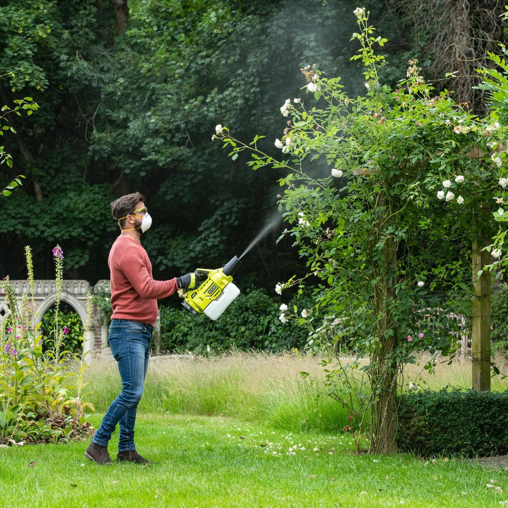 Nebulizator Ryobi, distanta maxima de actiune pe orizontala 4.5m ...