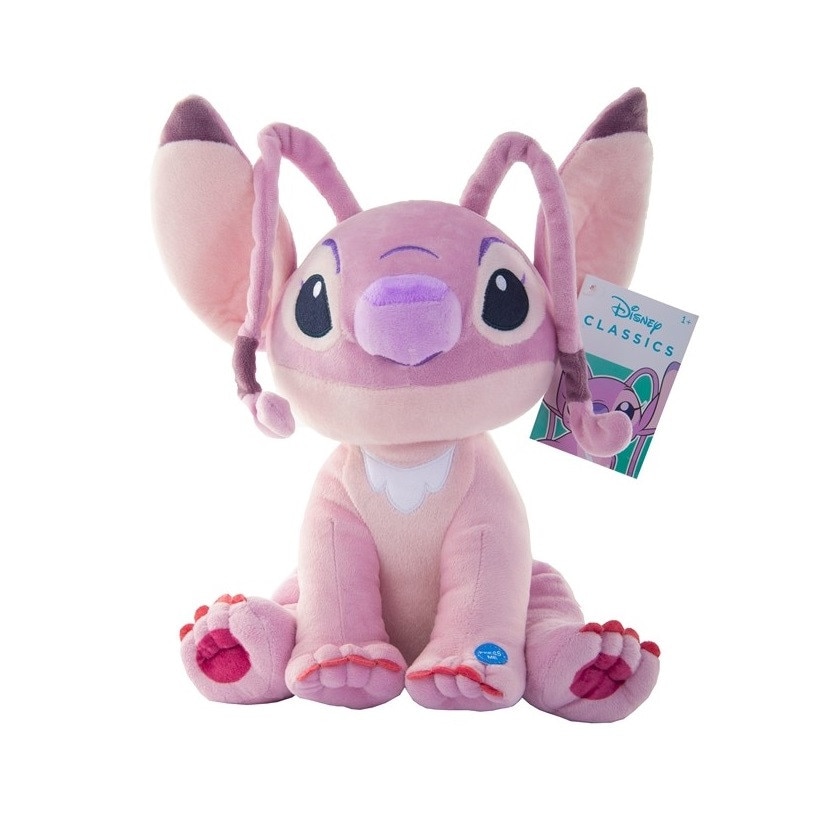 Jucarie din plus cu sunete Angel, Lilo & Stitch, roz, 30 cm - eMAG.ro