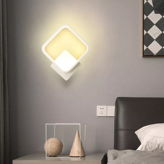Aplica Quantum Design LED, Alb, Forma patrata, Interior, 4052 - eMAG.ro