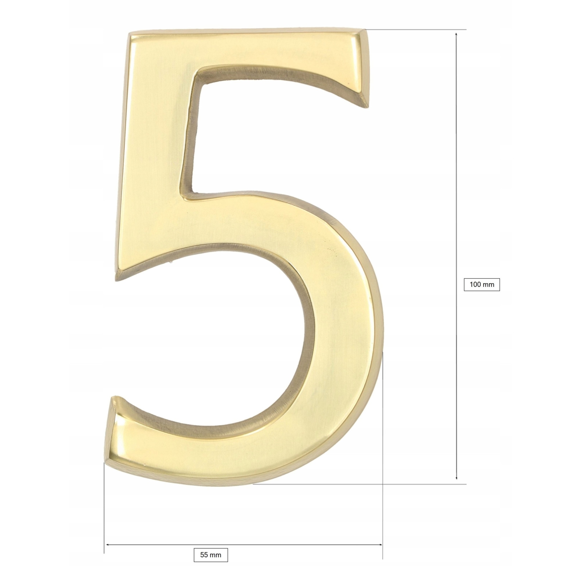 Cifra 5, Kotarbau, Alama, 10 cm, Auriu - eMAG.ro