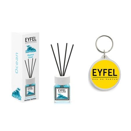 Set Odorizant De Camera EYFEL Ocean cu Breloc Eyfel - eMAG.ro