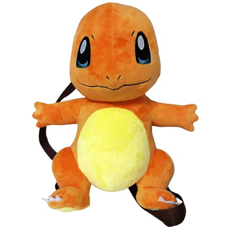 Jucarie de plus Pokemon Charmander, model ghiozdan, inaltime 35 cm ...