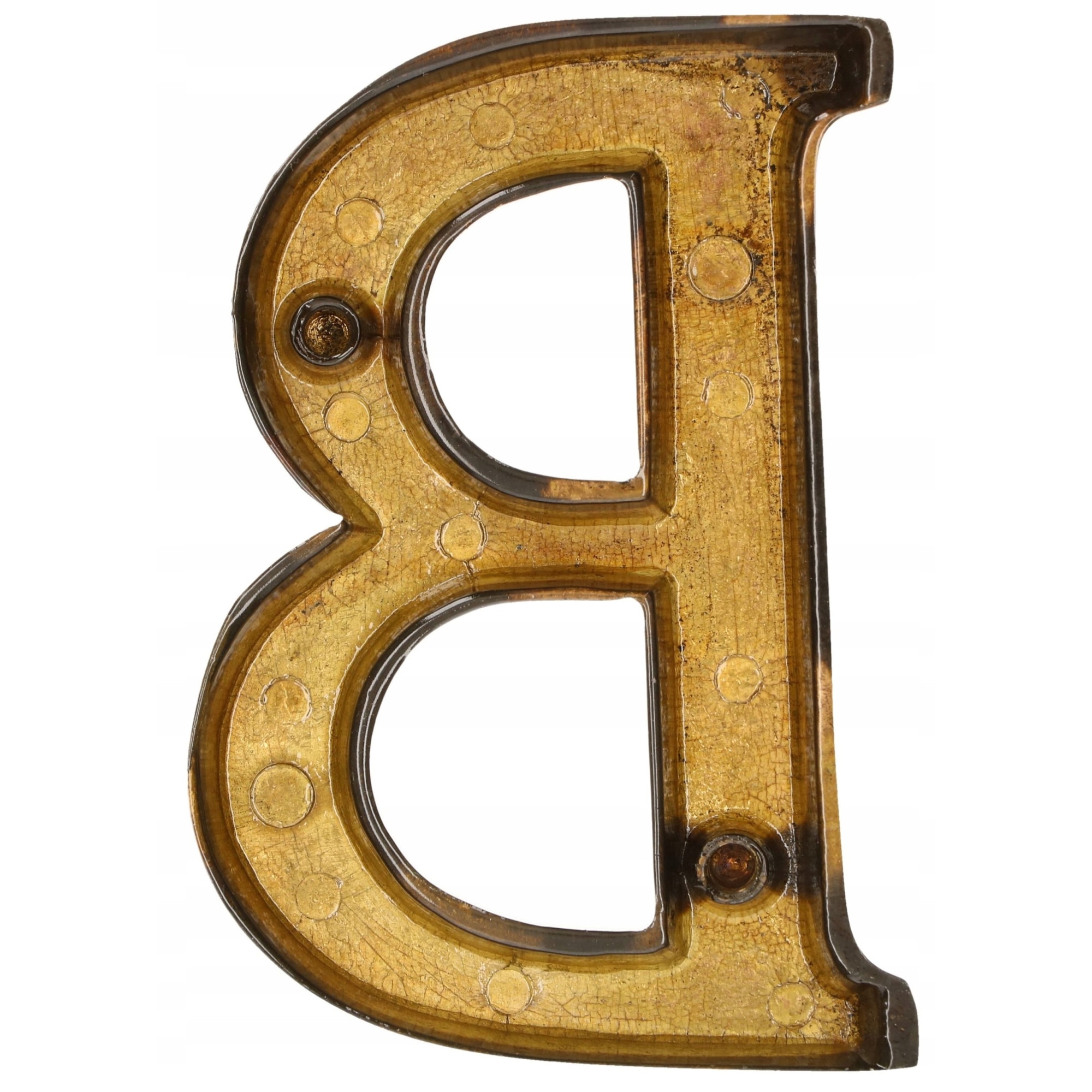 Litera B, Kotarbau, Alama, 10 cm, Auriu - eMAG.ro