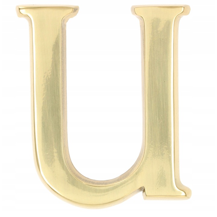 Litera U, Kotarbau, Alama, 10 cm, Auriu - eMAG.ro