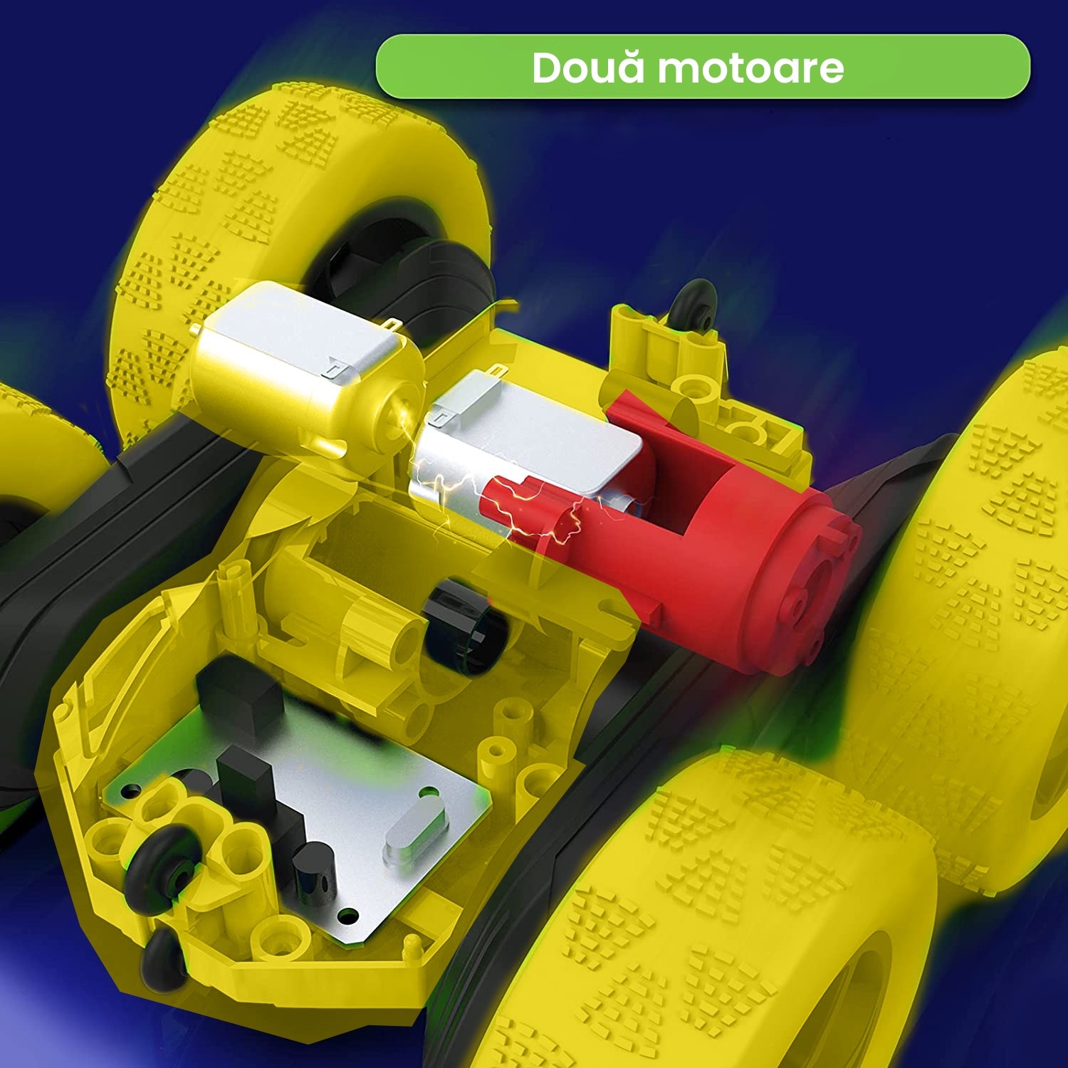 Masina cu telecomanda RC pentru copii Pitikot®, cascadorie, drift cu ...